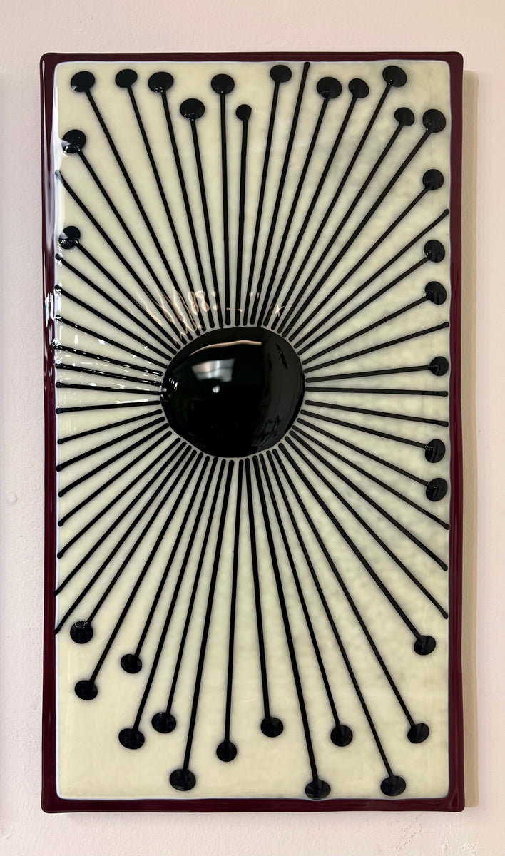 Fused glass wall panels – Danger Bainbridge